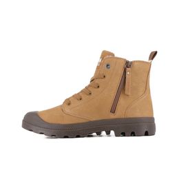 Palladium Herren Winterboots "PAMPA HI ZIP WL", Gr. 40, braun, Leder, Schuhe, Winterschuhe, Schn&uuml;rboots, Winterstiefel, Snowboots, gef&uuml;ttert