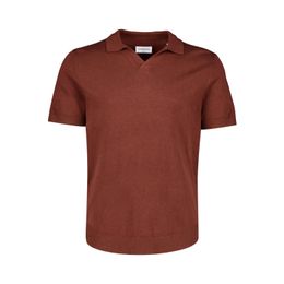 LINDBERGH Herren Poloshirt "Poloshirt Slim Fit"cappuccino mix, Gr. XXL, unifarben, Obermaterial: 80% Viskose, 20% Nylon, Shirts