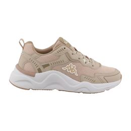 Kappa Damen Sneaker "Hauke", Gr. 41, beige, Synthetik, Schuhe