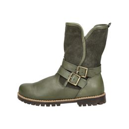 Andrea Conti Damen Stiefel "Andrea Conti Stiefel Leder", Gr. 37, gr&uuml;n, Leder, Schuhe