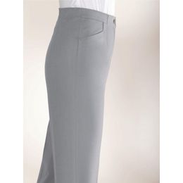 COME ON Damen B&uuml;gelfaltenhose, grau, Gr. 19, unifarben, 65% Polyester, 32% Viskose, 3% Elasthan, Hosen