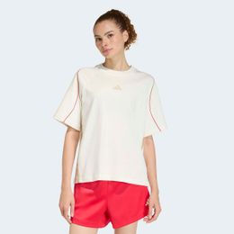 Damen T-Shirt "W STADIUM TEE", wei&szlig;, Gr. XS, adidas Sportswear, Obermaterial: 100% Baumwolle, Shirts
