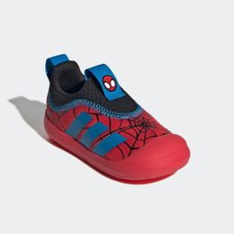 Sneaker adidas Sportswear "ADIDAS MARVEL SPIDER-MAN MONOFIT KIDS SHUH", M&auml;dchen, Gr. 23, schwarz (pure ruby, bright blau, core schwarz), Synthetik, Textil, Schuhe Sneaker, f&uuml;r Kinder