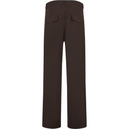 2Y STUDIOS Herren Stoffhose "2Y Studios Tahlo Loose Pants", braun, Gr. 34, unifarben, 65% Polyester, 32% Baumwolle, 3% Elasthan, Hosen