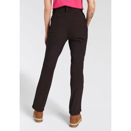 Killtec Damen Softshellhose "KOW 34 WMN SFTSHLL PNTS", schwarz, Gr. 38, Obermaterial: 88% Polyester, 12% Elasthan, Hosen, mit Rei&szlig;verschl&uuml;ssen an den