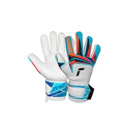 Reusch Damen Torwarthandschuhe "Attrakt Advance"wei&szlig;, Gr. 8, 34% Polyester, 25% Latex, 3% Lederimitat, 2% Gummi, 1% Baumwolle, Handschuhe, mit