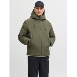 Jack & Jones JACK & JONES Herren Outdoorjacke "JCOFUSION TECHNICAL JACKET SN", gr&uuml;n, Gr. M, unifarben, Web, Obermaterial: 100% Polyester, Jacken