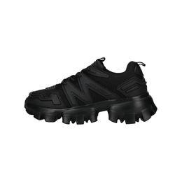 Steve Madden Herren Sneaker "Steve Madden Sneaker Lederimitat/Textil", Gr. 44, schwarz, Lederimitat, Textil, Schuhe