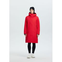 Rukka Damen Outdoorjacke "Rukka Mantel Valakka"klassisch rot, Gr. 36, 100% Polyester, Jacken