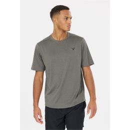 Virtus Herren Funktionsshirt "Sota", grau, Gr. L, unifarben, 65% Polyester, 27% Polyester, 8% Elasthan, Shirts, in atmungsaktiver Qualit&auml;t