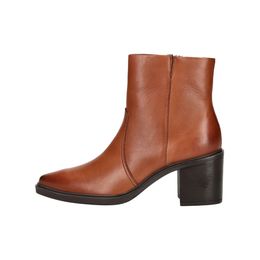 Paul Green Damen Stiefelette "Paul Green Stiefelette Glattleder", Gr. 39, braun, Glattleder, Schuhe