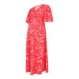 Only Maternity Umstand Kleid 'OLMPHILINE' Damen Gr&ouml;&szlig;e 38 sand / dunkelorange / pink Winterkleid