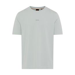 BOSS Orange Herren T-Shirt "TChup Relaxed Fit"silber043, Gr. XXL, unifarben, Single Jersey, Obermaterial: 96% Baumwolle, 4% Elasthan, Shirts,