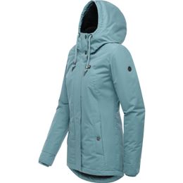 Ragwear Damen Kurzmantel "Alvena YOUMODO", blau, Gr. XXL, Obermaterial: 100% Polyester. Innenfutter: 100% Polyester. Wattierung: 100% Polyester,