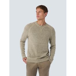 NO EXCESS Herren Strickpullover, beige, Gr. XL, meliert, unifarben, Strick, Obermaterial: 41% Polyacryl, 31% Baumwolle, 17% Nylon, 8% Wolle, 3%