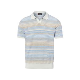 Ragman Strick-Poloshirt Herren Gr&ouml;&szlig;e M hellblau