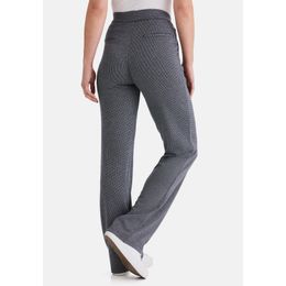 STOOKER WOMEN Damen Schlupfhose "Mary Jersey Wide leg fit Jeans", grau, Gr. 38, Jersey, 53% Polyester, 45% Viskose, 2% Elasthan, Hosen, Wide Leg Fit