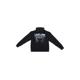 DROPSIZE Herren Kapuzensweatshirt "Dropsize HEAVY OVERSIZE LIMITLESS HOODIE", schwarz, Gr. M, bedruckt, 70% Baumwolle, 30% Polyester, Sweatshirts