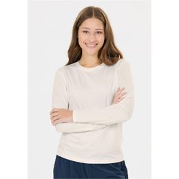 ENDURANCE ATHLECIA ATHLECIA Damen Langarmshirt "Almi V2", wei&szlig;, Gr. 42, unifarben, 88% Polyester, 12% Elasthan, Shirts, atmungsaktiv