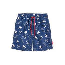 Playshoes Badeshorts Jungen Gr&ouml;&szlig;e 134/140 marine / schwarz / wei&szlig;