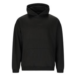 Virtus Herren Kapuzensweatshirt "Kayce V2", schwarz, Gr. S, unifarben, 45% Polyester, 35% Baumwolle, 20% Polyester, Sweatshirts, in komfortabler