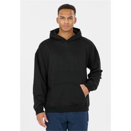 Virtus Herren Kapuzensweatshirt "Kayce V2", schwarz, Gr. L, unifarben, 45% Polyester, 35% Baumwolle, 20% Polyester, Sweatshirts, in komfortabler