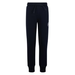 Converse M&auml;dchen Jogginghose "CNVB SIGNATURE CHUCKPATCH JGGR"obsidian, wei&szlig;, Gr. 122, Obermaterial: 60% Baumwolle, 40% Polyester, Hosen, f&uuml;r Kinder,