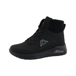 Kappa Damen Sneakerboots "Caroline", Gr. 40, schwarz, Synthetik, Schuhe, Winterschuhe, Schn&uuml;rboots, Sneaker, gef&uuml;ttert