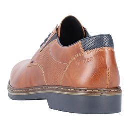 Rieker Herren Schn&uuml;rschuh, Gr. 43, braun, Synthetik, Schuhe, mit Stretcheinsatz, Freizeitschuh, Halbschuh, Schn&uuml;rschuh