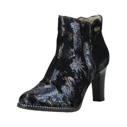 Laura Vita Damen High-Heel-Stiefelette "Laura Vita Stiefelette Leder", Gr. 38azur, Leder, Schuhe