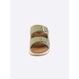 Franken Schuhe FRANKEN-SCHUHE Damen Pantolette, Gr. 38pistazie, Lederimitat, Schuhe