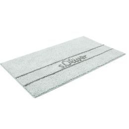 Badematte s.Oliver, H:10mm, grau, Polyester, Badematten, "Allie, Badvorleger, Badezimmer Teppich, Duschvorleger", Badteppich, weiche Haptik,