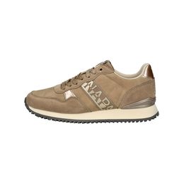 Napapijri Damen Sneaker "Napapijri Sneaker Lederimitat/Textil", Gr. 38beige, Lederimitat, Textil, Schuhe