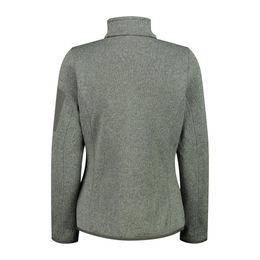CMP Damen Strickfleecejacke "KNITTED MELANGE FLEECE WOMAN JACKET", gr&uuml;n, Gr. 44, Strick, Obermaterial: 100% Polyester, Jacken, mit Rei&szlig;verschluss,