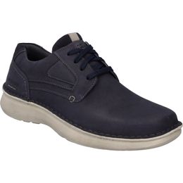Josef Seibel Herren Schn&uuml;rschuh "Alan 03, indigo", Gr. 42, blau, Obermaterial: 100% Rindsleder Leather cow., Schuhe