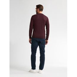 Herren Rundhalspullover, rot, Gr. XXL, PETROL INDUSTRIES, Strick, Obermaterial: 50% Baumwolle, 50% Polyacryl, Pullover, Materialmix mit Baumwollanteil
