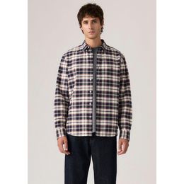 Levi's LEVI'S Herren Karohemd "AUTHENTIC BUTTON DOWN"atila plaid marineblaus, Gr. XXL, kariert, Web, Obermaterial: 100% Baumwolle, Hemden, im Karo Muster