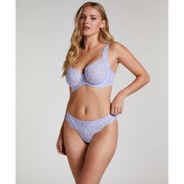 Hunkem&ouml;ller HUNKEM&Ouml;LLER Damen Hipster "Brazilian Daisy", Gr. Mlila, 89% Polyamid, 11% Elasthan, Unterhosen