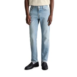 Marc O'Polo Herren Slim-fit-Jeans "aus Bio-Baumwolle-Mix", blau, Gr. 30, MARC O'POLO DENIM, unifarben, Obermaterial: 99% Baumwolle, 1% Elasthan, Jeans