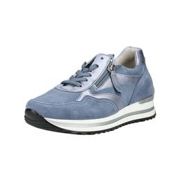 Gabor COMFORT Damen Sneaker "Gabor Comfort Sneaker Leder", Gr. 41heaven, Leder, Schuhe