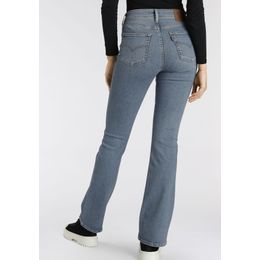 Levi's LEVI'S Damen Bootcut-Jeans "725 HIGH RISE BOOTCUT", blau, Gr. 27, Denim/Jeans, Obermaterial: 85% Baumwolle, 7% Lyocell, 6% Elastomultiester, 2%