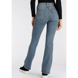 Levi's LEVI'S Damen Bootcut-Jeans "725 HIGH RISE BOOTCUT", blau, Gr. 27, Denim/Jeans, Obermaterial: 85% Baumwolle, 7% Lyocell, 6% Elastomultiester, 2%