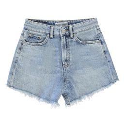 Cars Jeans M&auml;dchen Jeansshorts "Shorts SARRAH", blau, Gr. 10, unifarben, Denim/Jeans, Obermaterial: 100% Baumwolle, Jeans, aus Baumwolle, kurze