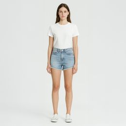 Jeansshorts Cars Jeans "Shorts SARRAH", M&auml;dchen, Gr. 10 (140), N-Gr, stone used, Denim/Jeans, Obermaterial: 100% Baumwolle, unifarben, kurz, Jeans Jeansshorts