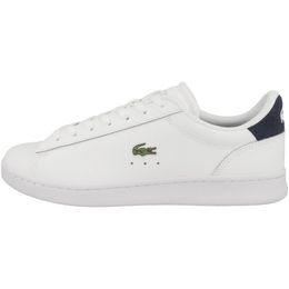 Lacoste Herren Sneaker "Lacoste Carnaby Set 224 1 Sneaker low Herren Schuhe", Gr. 44wei&szlig;, Glattleder, Schuhe, Verst&auml;rkte Ferse