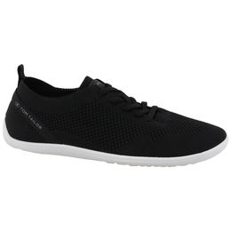Tom Tailor Herren Barfu&szlig;schuh "Kawelo", Gr. 43schwarz, Textil, Schuhe, Freizeitschuh, Halbschuh, Schn&uuml;rschuh mit Logoschriftzug