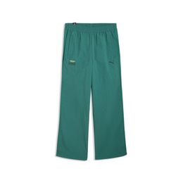Puma Herren Sporthose "Puma x ASTON MARTIN ARAMCO F1 TEAM Lifestyle T7 Oversized Hose", gr&uuml;n, Gr. S, unifarben, Obermaterial: 7% Polyester, 93%