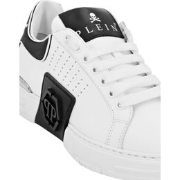 Philipp Plein Herren Sneaker "Hexagon", Gr. 37, schwarz-wei&szlig;, Schuhe