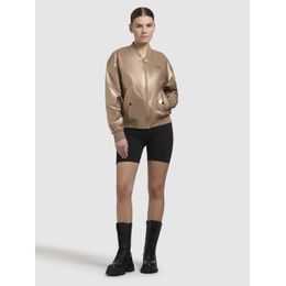 Khujo Damen Bomberjacke "ANEO", gold, Gr. L, Web, 100% Polyester, Jacken