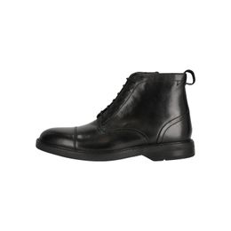 Clarks Herren Stiefelette "Aldwin Cap", Gr. 42,5, schwarz, Leder, Schuhe, mit vielseitiger Optik und ganzt&auml;gigem Komfort